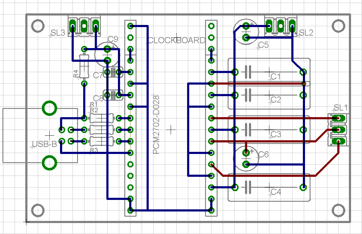 PCM2702 USB-DAC LPFモジュールを作成中っと: ぴろんのあふぉうなブろ具